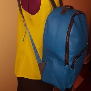 Calvin Klein | Bags | Calvin Klein Blue Backpack | Poshmark